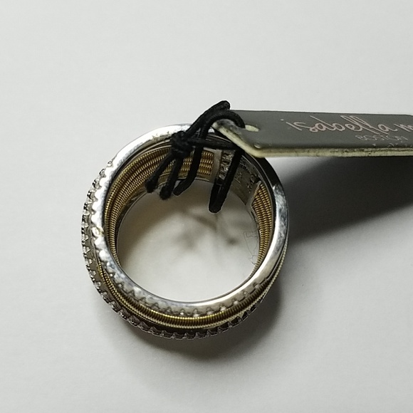 Isabella m. | Jewelry | Isabella M Two Tone Sterling Silver Ring | Poshmark